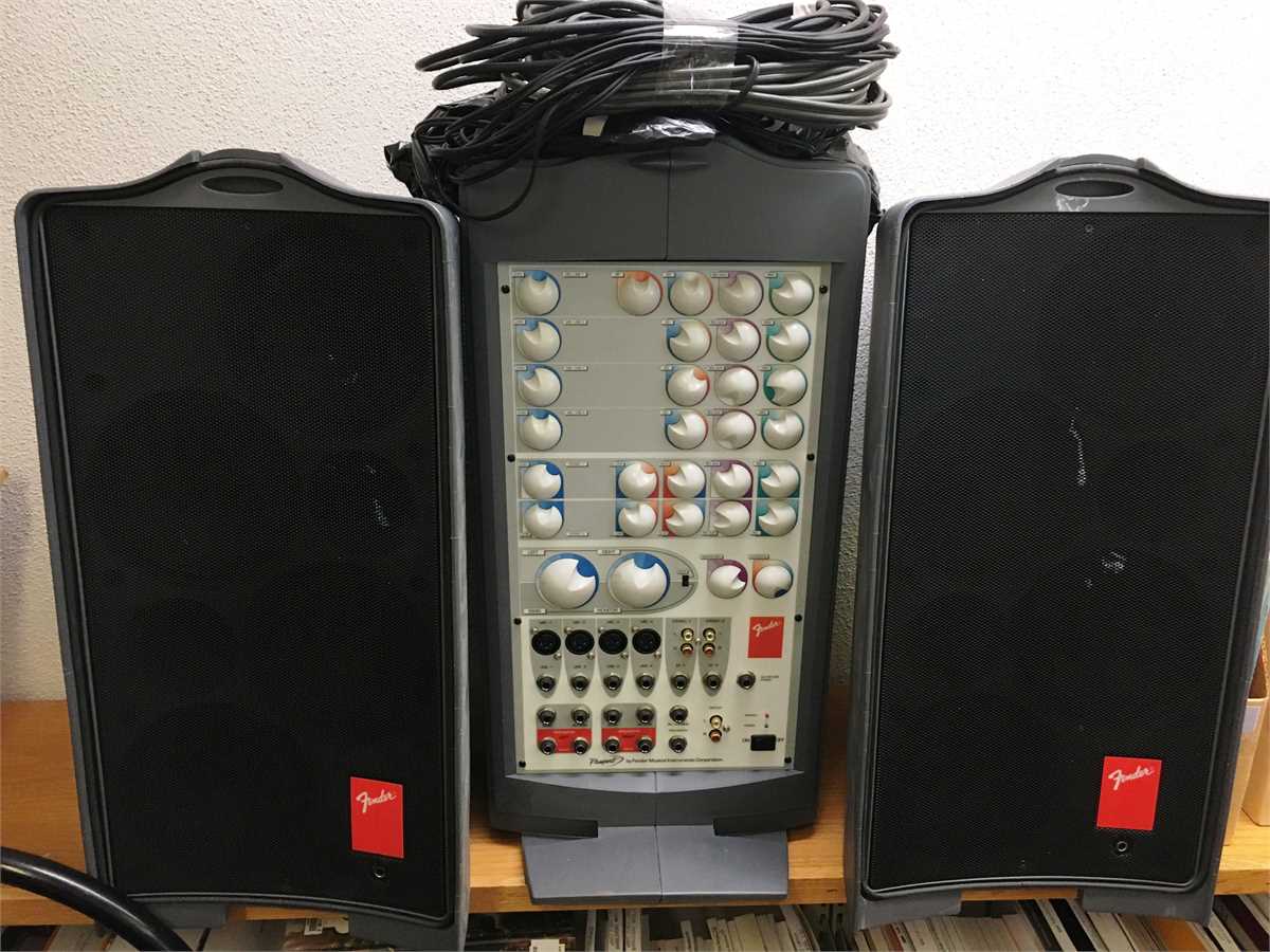Fender Passport P-250 Portable Sound System w/tripod stands Online ...