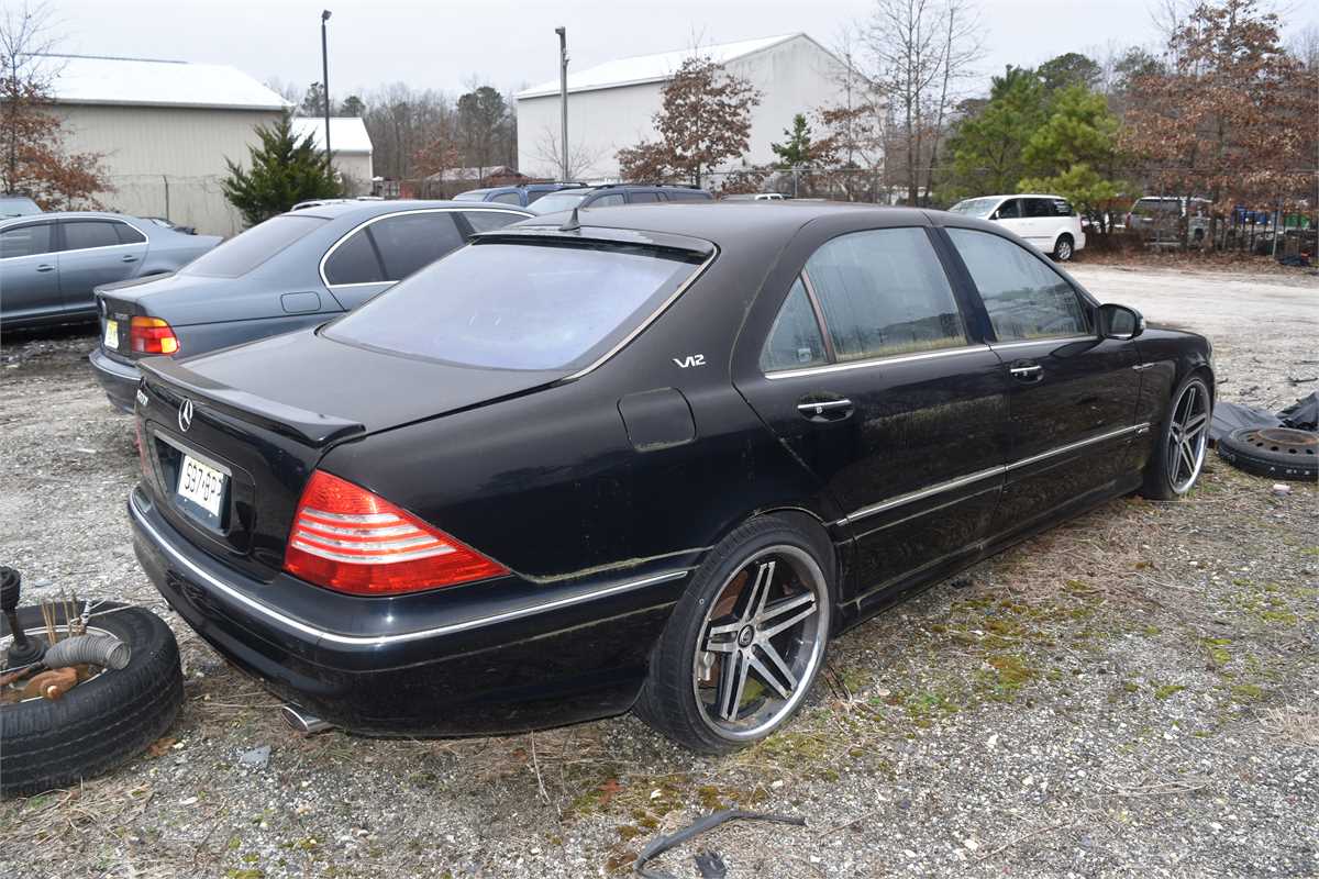 2004 Mercedes Benz S600 12 Cylinder 5.5L FI Turbo Online Government ...
