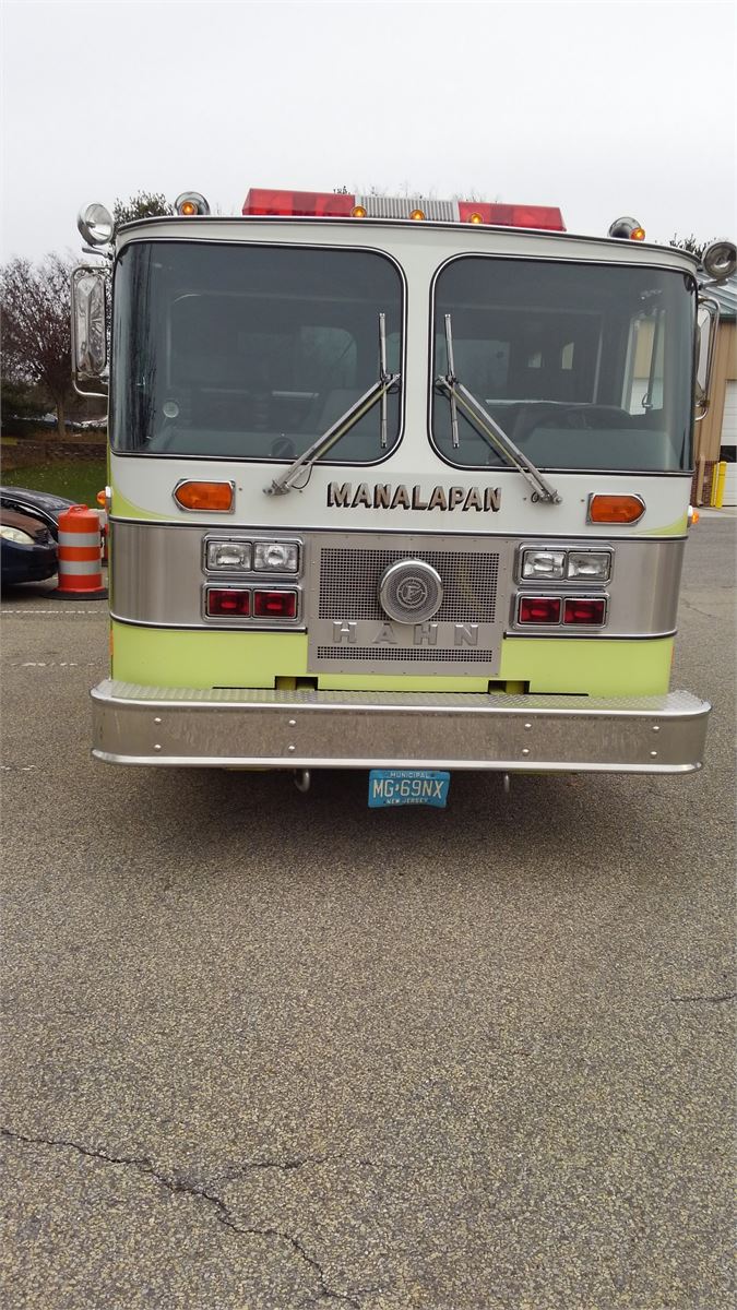 1989 Hahn Custom Fire Truck, Pumper/Tanker Hale 1500gpm w/3000 gal ...