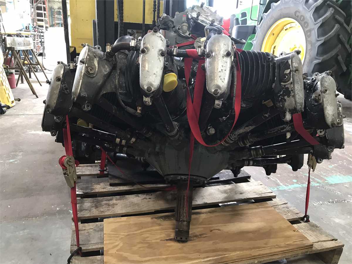 Lycoming R-680 Radial Engine Online Government Auctions of Government ...