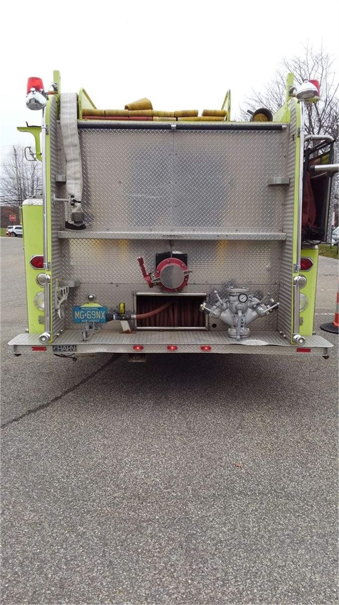 1989 Hahn Custom Fire Truck, Pumper/Tanker Hale 1500gpm w/3000 gal ...
