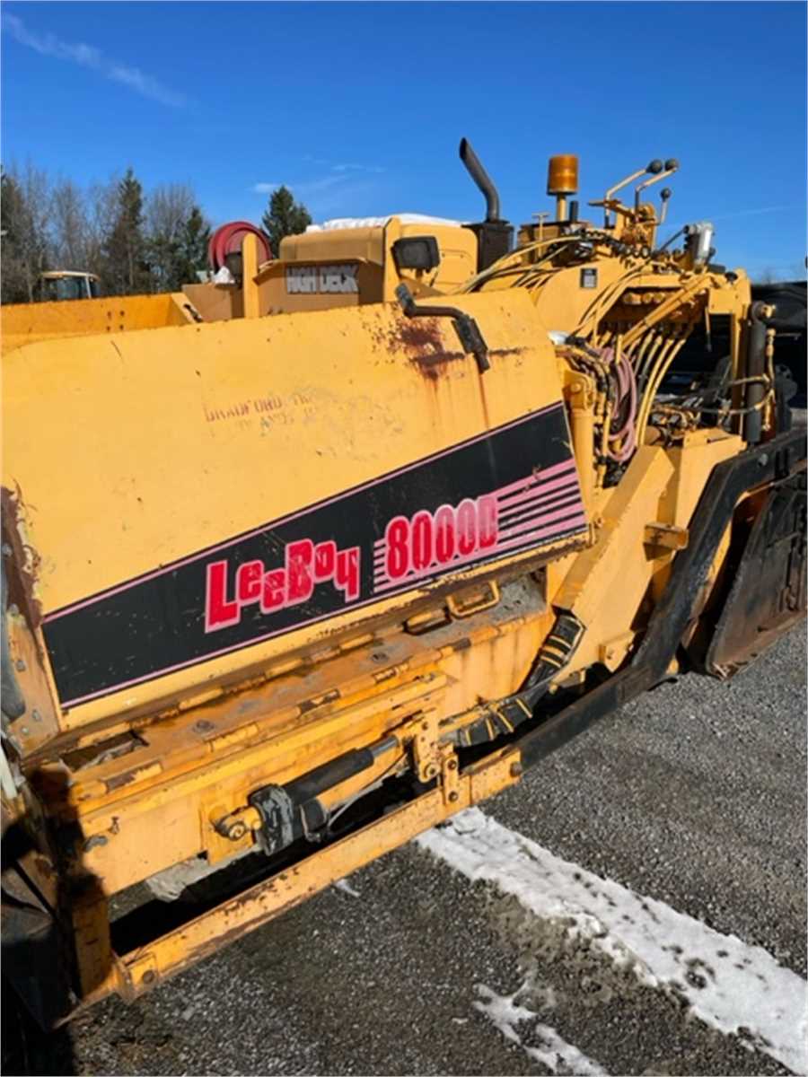 2003 8000D Leeboy Conveyor Paver Online Government Auctions of ...