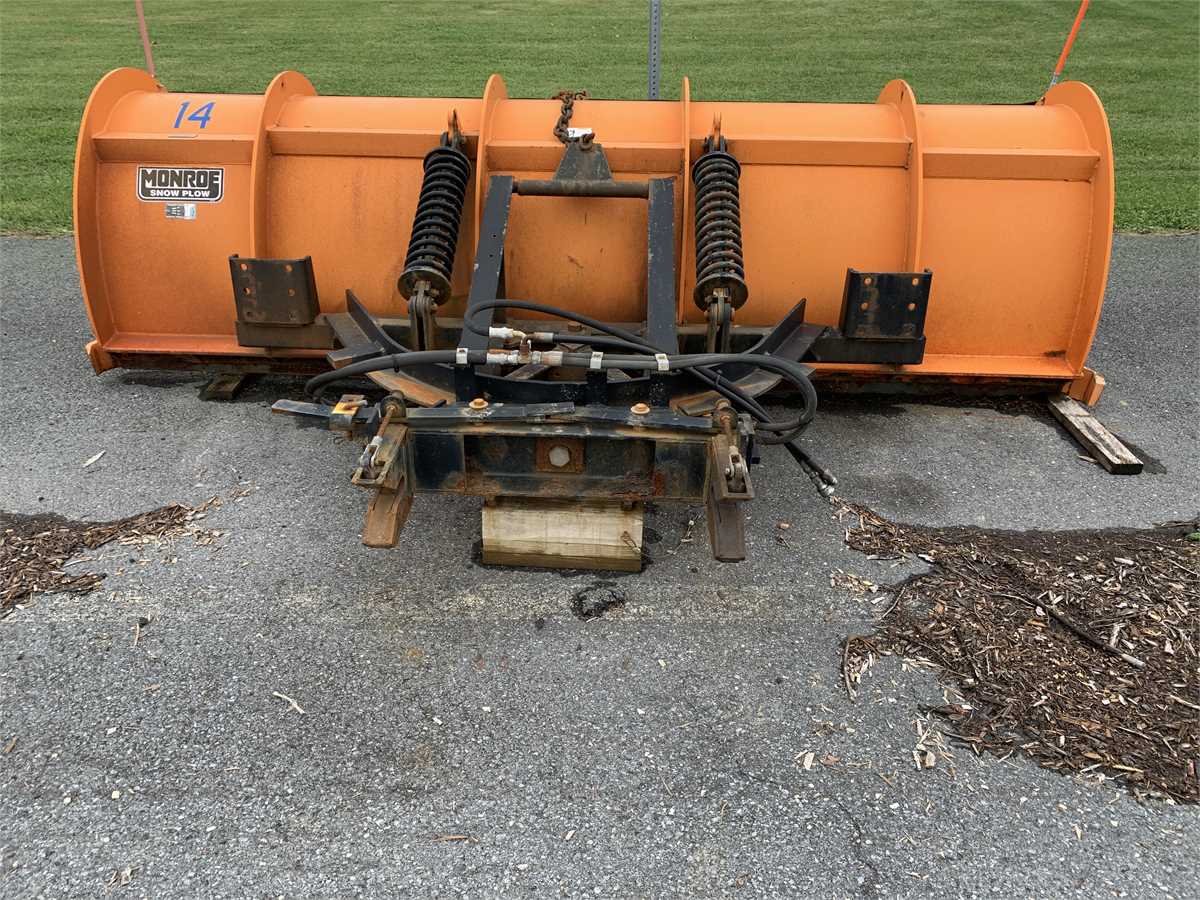 MONROE SNOW PLOW Online Government Auctions of Government Surplus ...