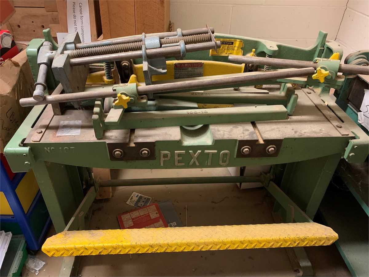 16ga Cap. 36" W Pexto 137L Sheet Metal Shear Online Government Auctions ...