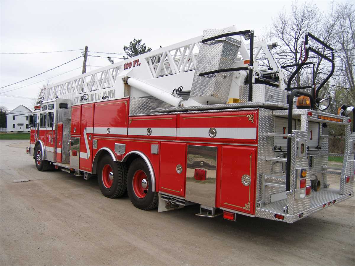 1997 KME "AerialCat" 100 Foot Aerial Ladder Truck Online Government ...