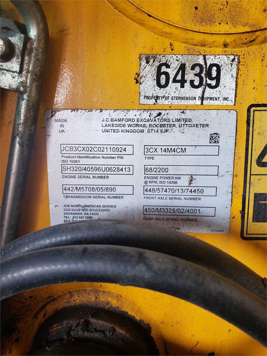 2013 JCB Backhoe Model 3CX14 M4CM 4X4 Online Government Auctions of ...