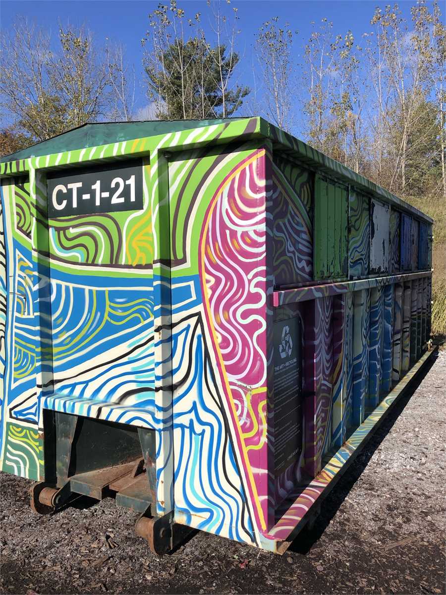 40 Yard Closed Top Roll-Off Container Online Government Auctions of ...