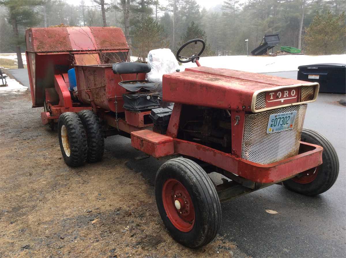 1968 Toro Bull Golf Tractor with dump body Online Government Auctions ...
