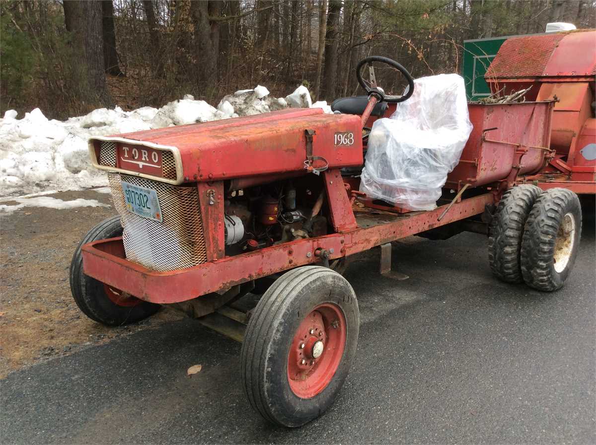 1968 Toro Bull Golf Tractor with dump body Online Government Auctions ...
