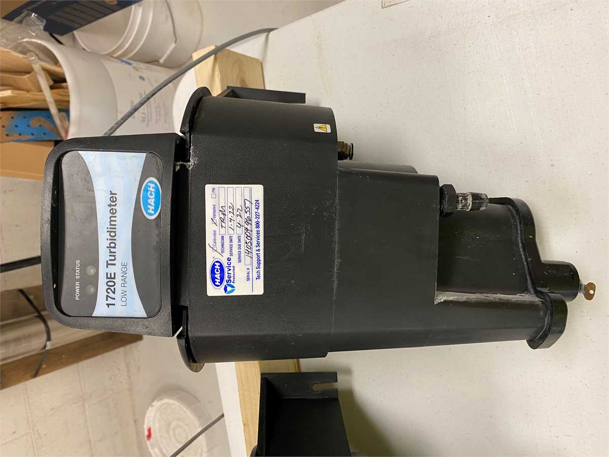 HACH 1720E Low Range Turbidimeters w/ spare parts Online Government ...