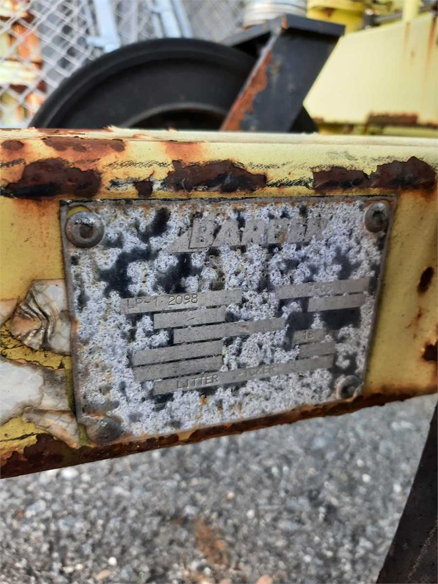 2005 Barber Litter Picker LP-1 - DSS2986 Online Government Auctions of ...