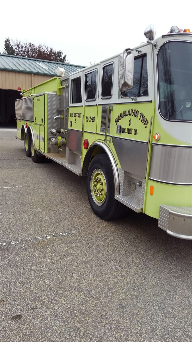 1989 Hahn Custom Fire Truck, Pumper/Tanker Hale 1500gpm w/3000 gal ...