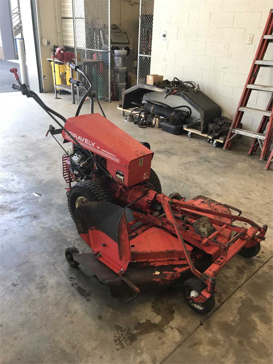 1999 Gravely 300 pro master mower Online Government Auctions of ...