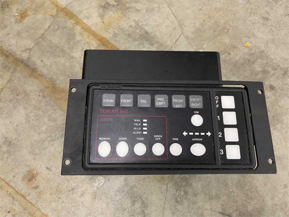 2 Tomar L940 Siren Control Boxes Online Government Auctions of ...