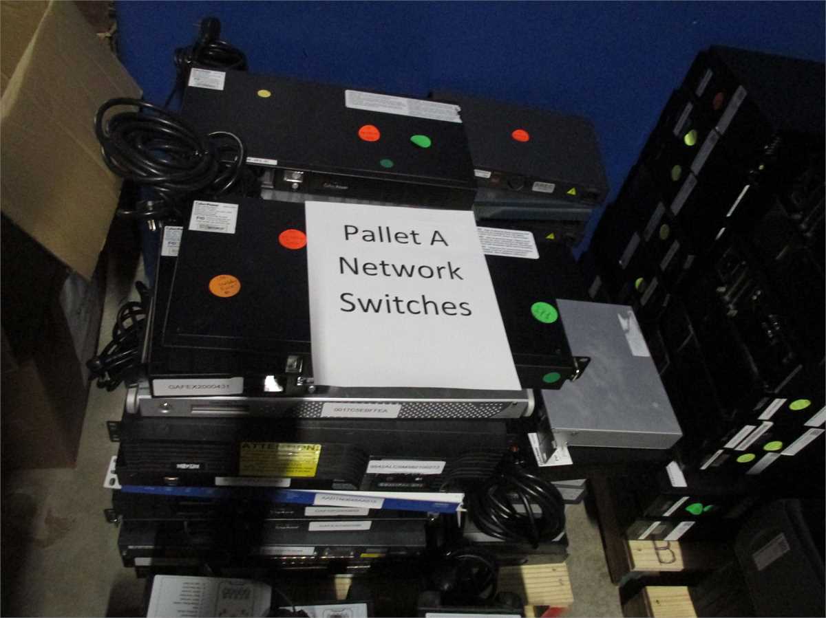 Pallet A - Network Switches (Upstairs) Online Government Auctions of ...