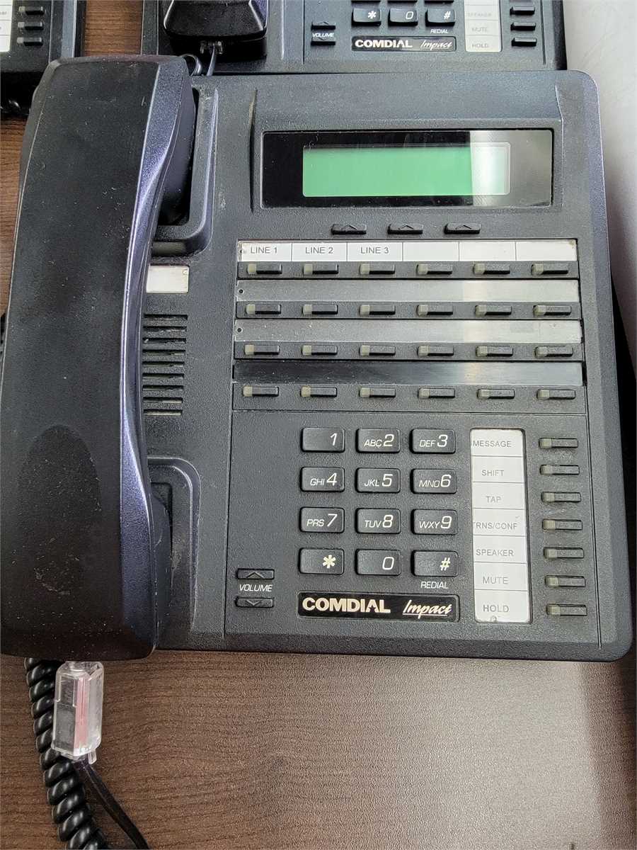 Comdial Impact digital phones Online Government Auctions of Government ...